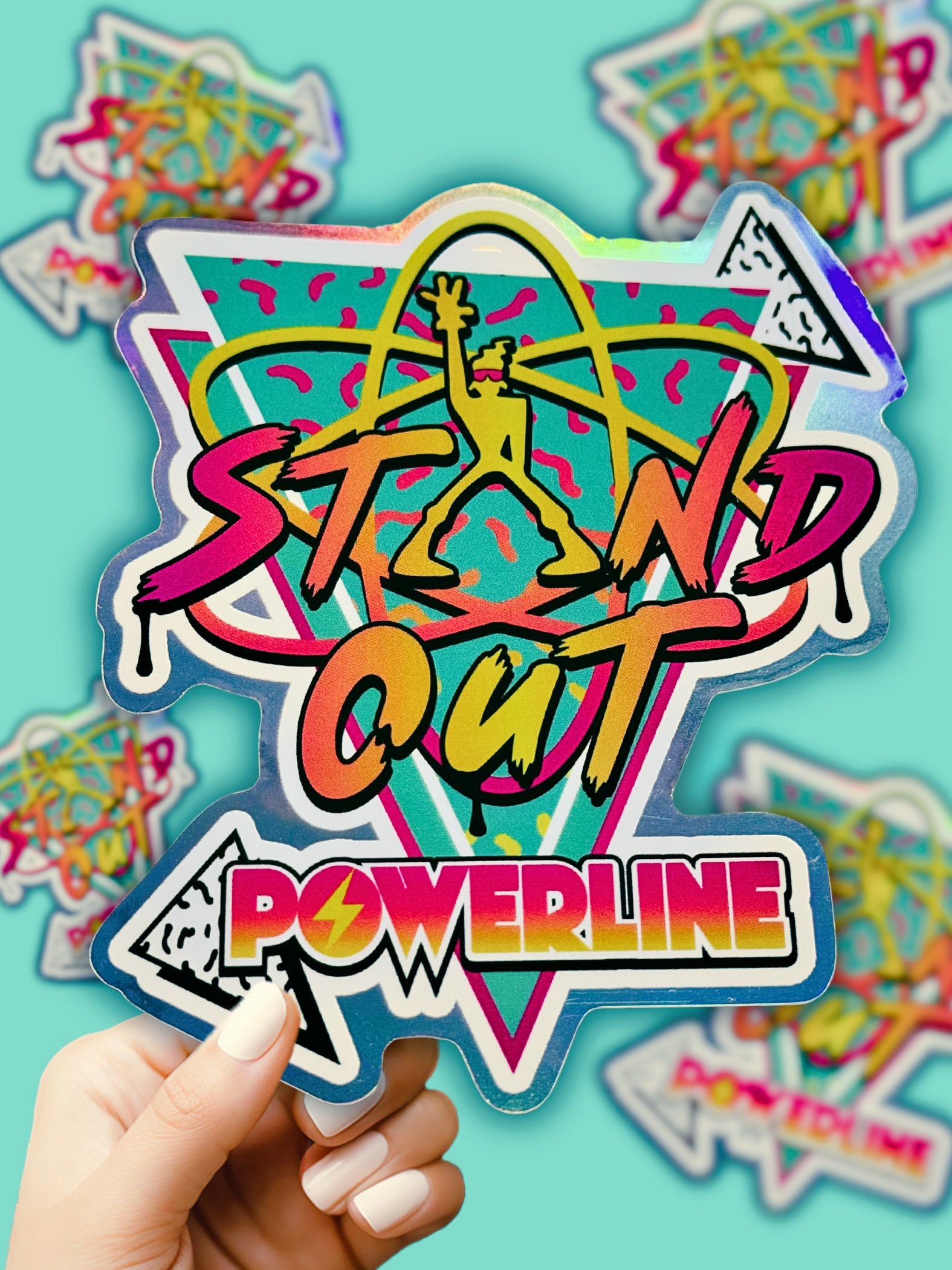 Powerline Stand Out Sticker (large) – Shop LBV